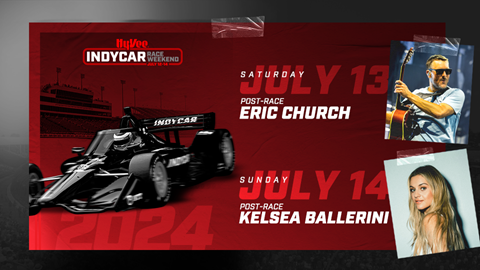 Final Two Headline Musical Acts Announced of the 2024 Hy-Vee INDYCAR ...